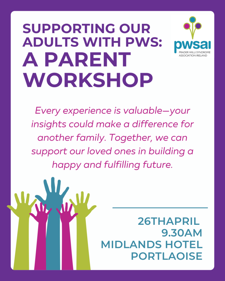 Parent Workshop: Supporting Our Young Adults & Adults – Prader Willi ...